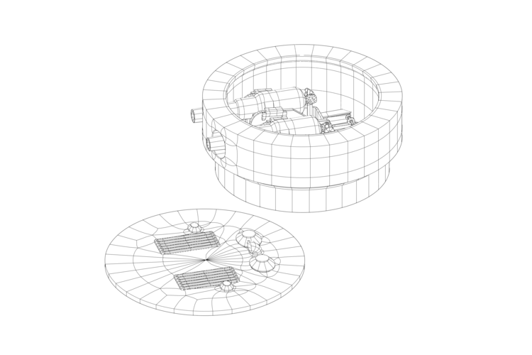 3D Printed Turret Coles system RML gun 10-inch 18-ton by Artur ...