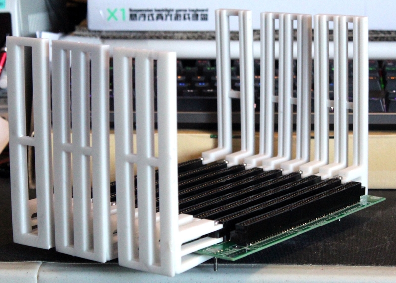 9-Slot Card Guide for Bottom & Mid Flange Edge Connectors - Pinshape