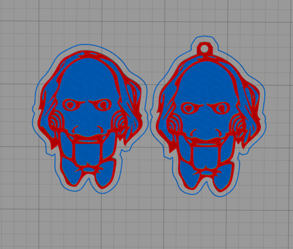 3D Printed JIGSAW KEYCHAIN by FJV3d | Pinshape