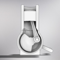 3D Printed 3D engine by callum mottram | Pinshape