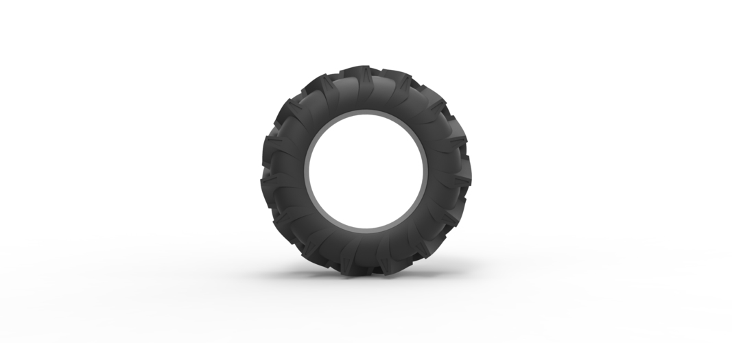 3D Printed Offroad tire 123 Scale 1:25 by TechItemsRock | Pinshape