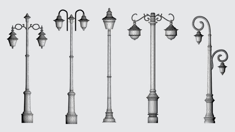Timeless Heritage Lamp 3D Model - Vintage Lighting Design v2 - Pinshape