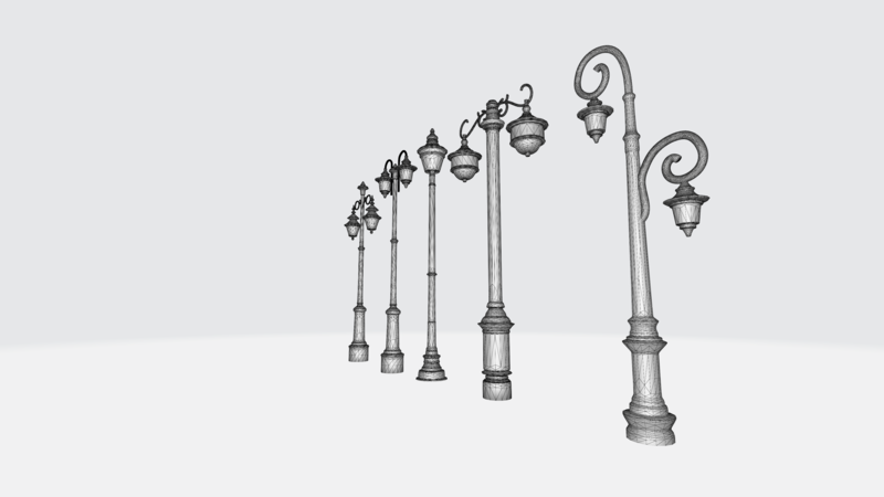 Timeless Heritage Lamp 3D Model - Vintage Lighting Design v2 - Pinshape