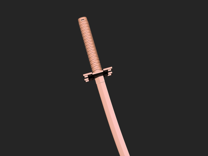 Muichiro katana Demon slayer 3d print model - Pinshape