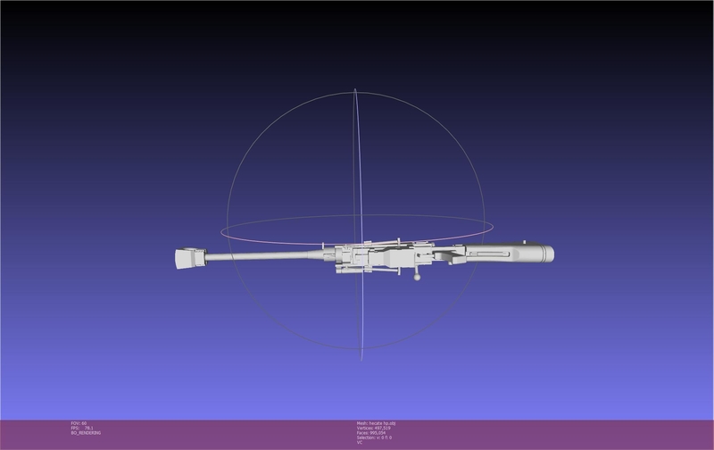 S word Art Online Sinon Hecate II Rifle Basic Model - Pinshape