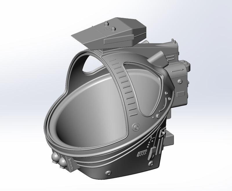 ALIEN Spacesuit Helmet Printable Replica - Pinshape