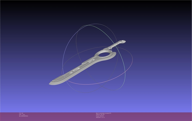 Xenoblade Chronicles Monado Sword Assembly - Pinshape