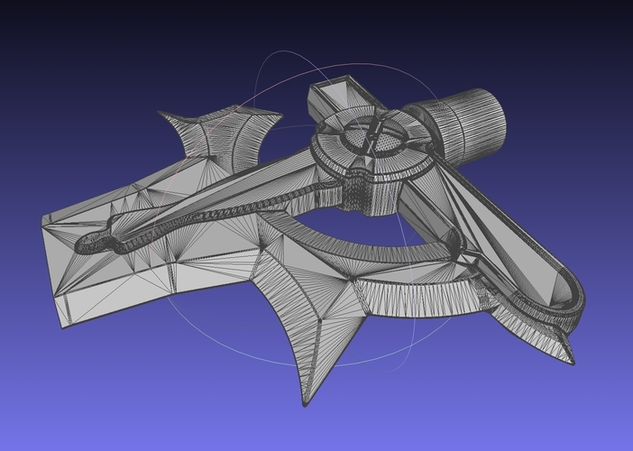 3D Printed Sword Art Online Elucidator Sword Printable Assembly by ...