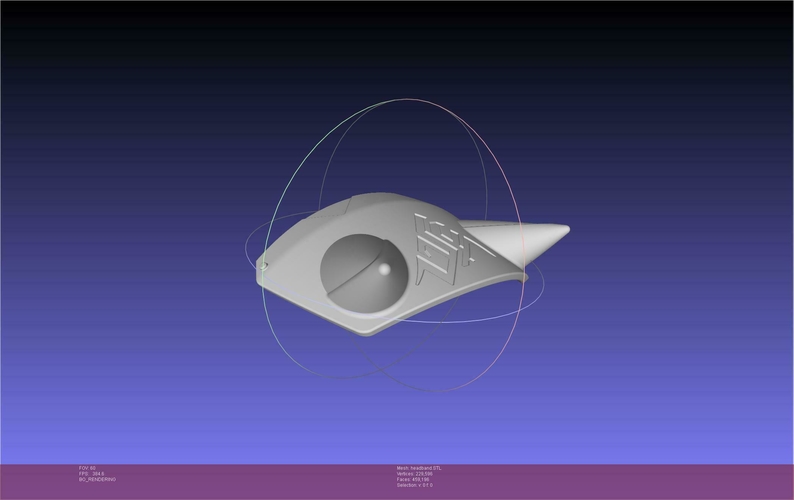 3D Printed Overwatch Kiriko Headgear by julian-danzer | Pinshape
