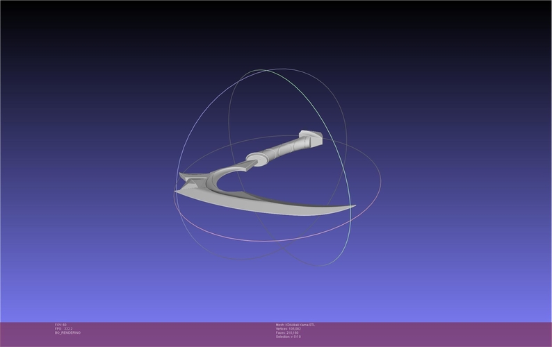 3D Printed League Of Legends KDA Akali Kama by julian-danzer | Pinshape