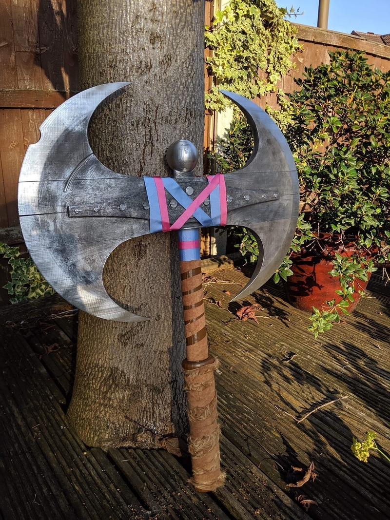 How To Train Your Dragon Astrid Battle Axe Printable Assembly - Pinshape