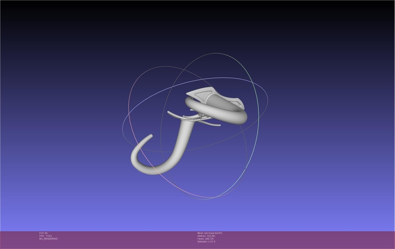 3D Printed Marvel Lady Loki Mask Printable Assembly by julian-danzer ...