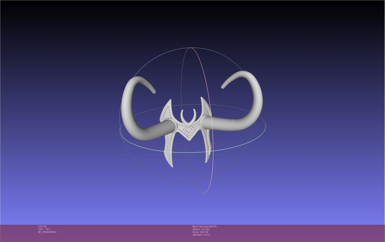 3D Printed Marvel Lady Loki Mask Printable Assembly by julian-danzer ...