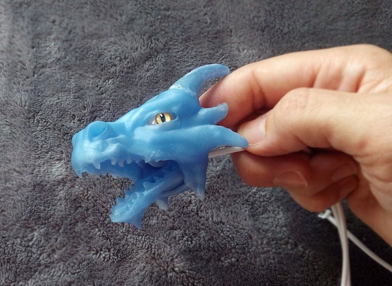 Articulated dragon mouth - Pinshape