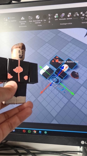 3D Printed Roblox character toy by victorp.monda | Pinshape