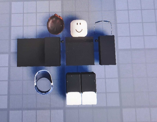 3D Printed Roblox character toy by victorp.monda | Pinshape