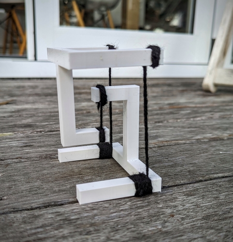 3D Printed string illusion by Jago_3d | Pinshape