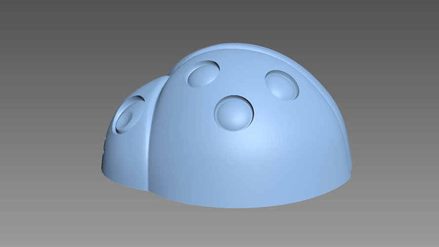 3D Printed LADYBUG by Relief | Pinshape