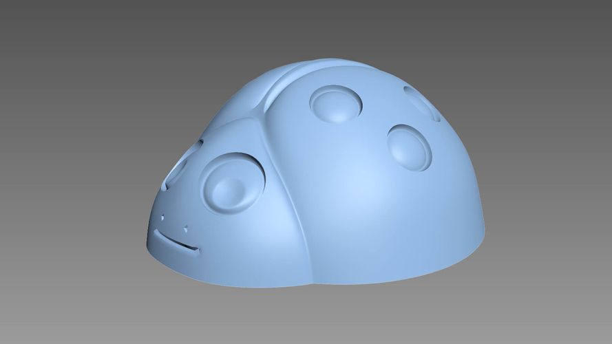 3D Printed LADYBUG by Relief | Pinshape