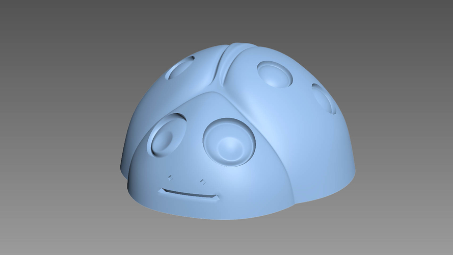 3D Printed LADYBUG by Relief | Pinshape