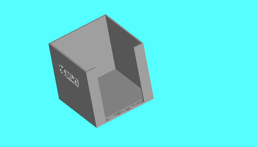 3D Printed Sticky Note Holder by 3ddesigning80 | Pinshape