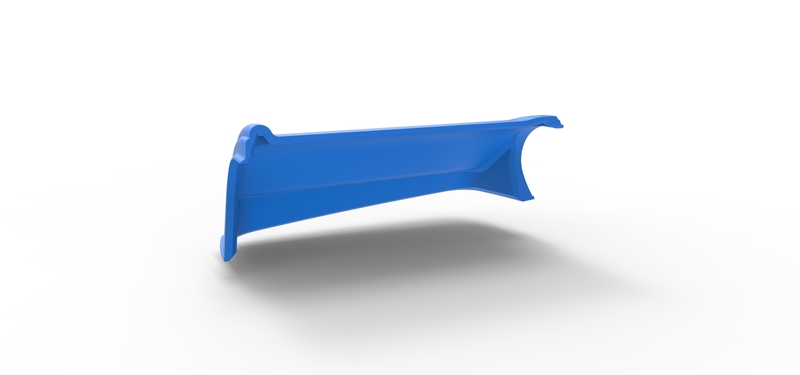 Nose for Super Dirt Late model Scale 1:25 - Pinshape