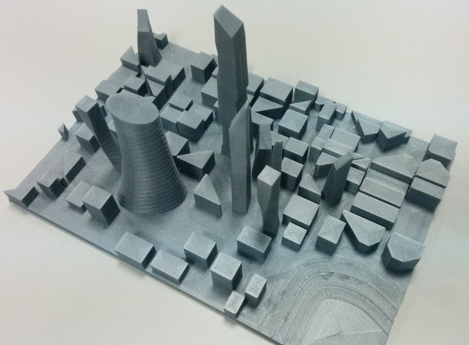 3D Printed Skyline by BQ 3D | Pinshape