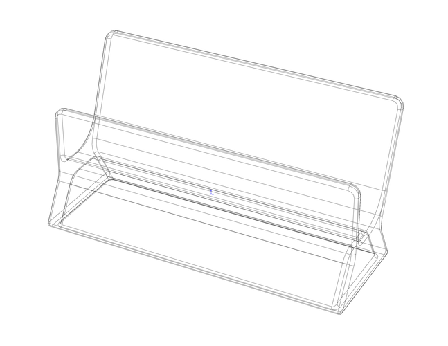 3D Printed Plastic Card Holder Stand by MR.AnyCAD | Pinshape