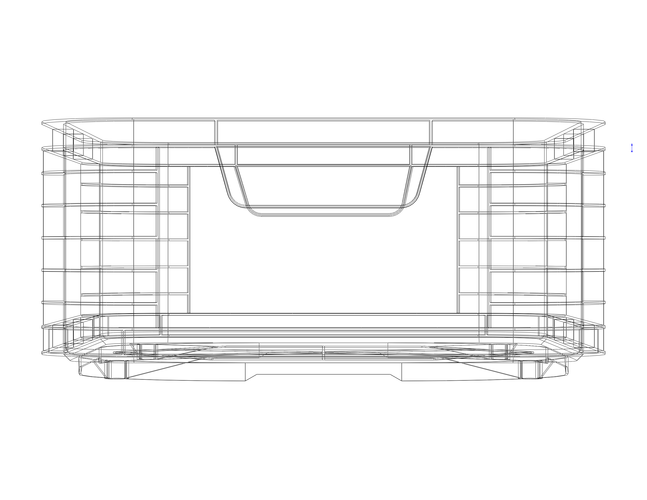 3d Printed Stackable Storage Box Capacity 18 Liters By Mr Anycad Pinshape