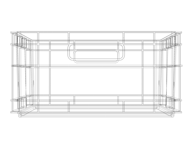 3d Printed Stackable Storage Box Capacity 40 Liters By Mr Anycad Pinshape