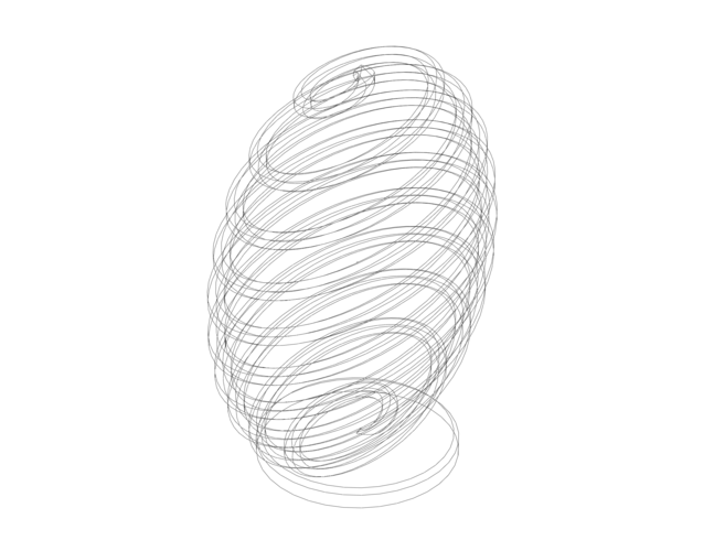 3D Printed Hexagon Geometric Spring Art by MR.AnyCAD | Pinshape