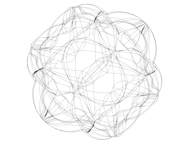 3D Printed Wireframe Shape Geometric Leaf Ball by MR.AnyCAD | Pinshape