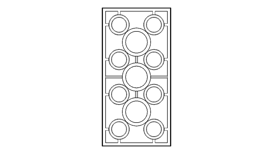 3D Printed 2x2 and 2x4 Building Blocks Design by MR.AnyCAD | Pinshape
