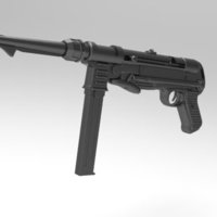 3D Printed Mp40 by lin shih | Pinshape