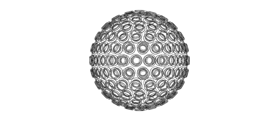 3D Printed Wireframe Shape Geometric Spikes Ball by MR.AnyCAD | Pinshape