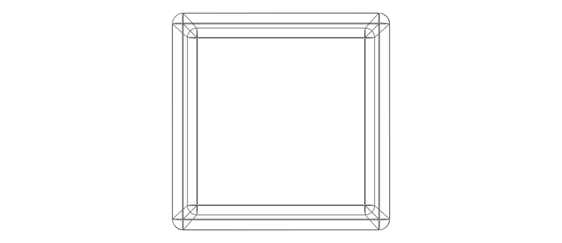 3D Printed Wireframe Shape Cube by MR.AnyCAD | Pinshape