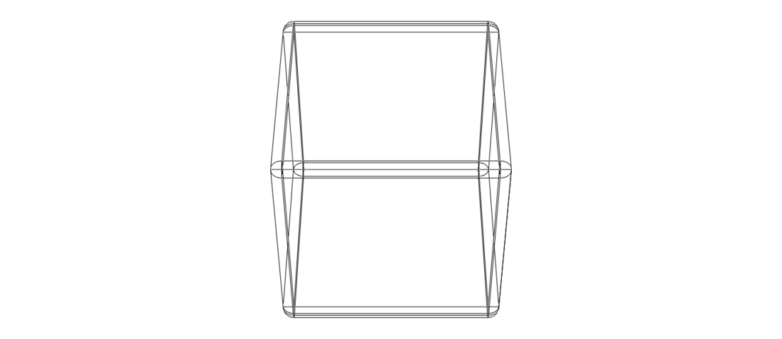 3D Printed Wireframe Shape Cube by MR.AnyCAD | Pinshape