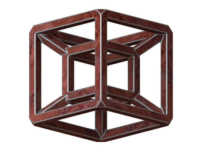3D Printed SQ Tesseract Hypercube by MR.AnyCAD | Pinshape