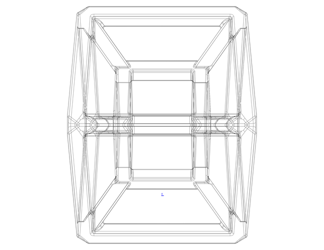 3D Printed SQ Tesseract Hypercube by MR.AnyCAD | Pinshape