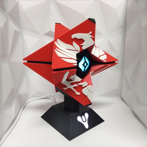 3D Printed Destiny/Destiny 2 Crucible Ghost Shell with LED Eye by ...