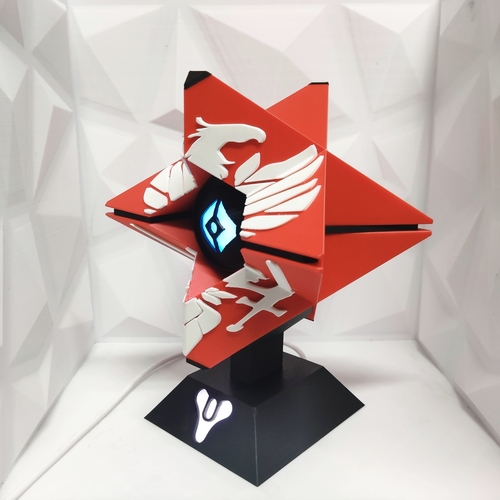 3D Printed Destiny/Destiny 2 Crucible Ghost Shell with LED Eye by ...