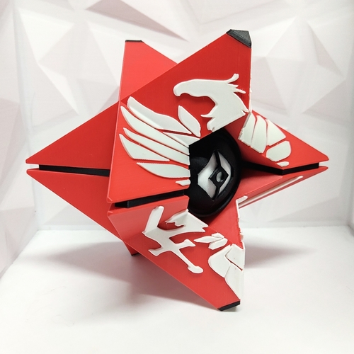 3D Printed Destiny/Destiny 2 Crucible Ghost Shell with LED Eye by ...