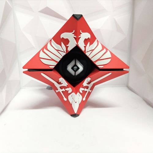 3D Printed Destiny/Destiny 2 Crucible Ghost Shell with LED Eye by ...