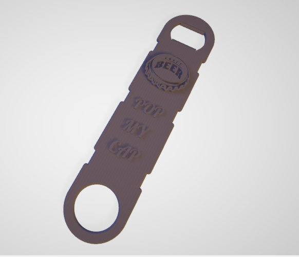 3D Printed Bar Blade by 3ddesigning80 | Pinshape