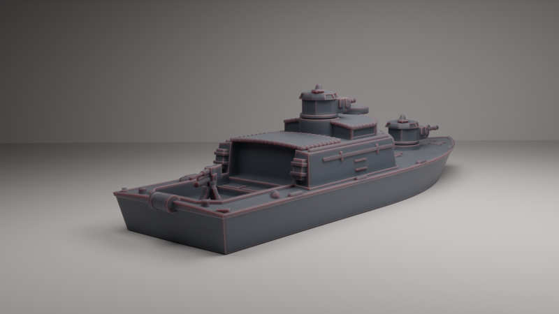 ASSAULT SUPPORT PATROL BOAT VIETNAM - Pinshape