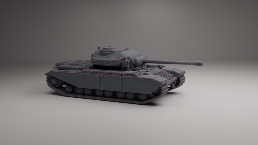 3D Printed FV201 (A45) BRITISH HEAVY TANK by guaro3D | Pinshape