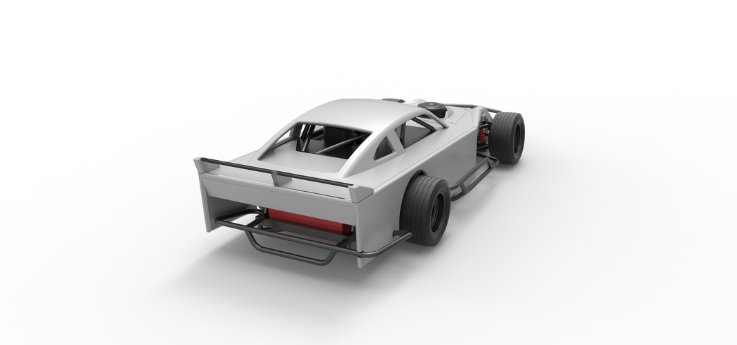 3D Printed Asphalt Modified stock car Version 4 Scale 1:25 by ...