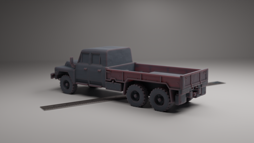 3D Printed ACMAT VLRA 6X6 TRUCK by guaro3D | Pinshape