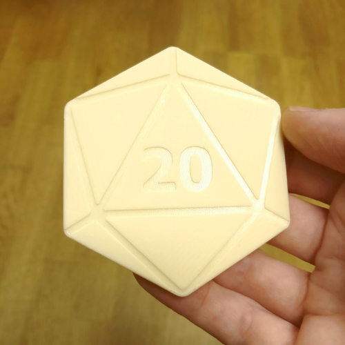 3D Printed D20 Coasters by Criticalprint3d | Pinshape