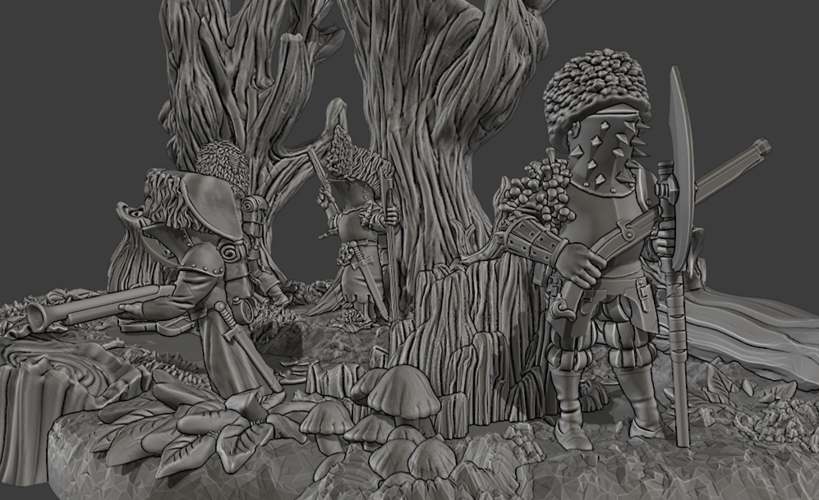 3D Printed Turnip28 Chaff Squad (Blackpowder) by DogDogDog | Pinshape